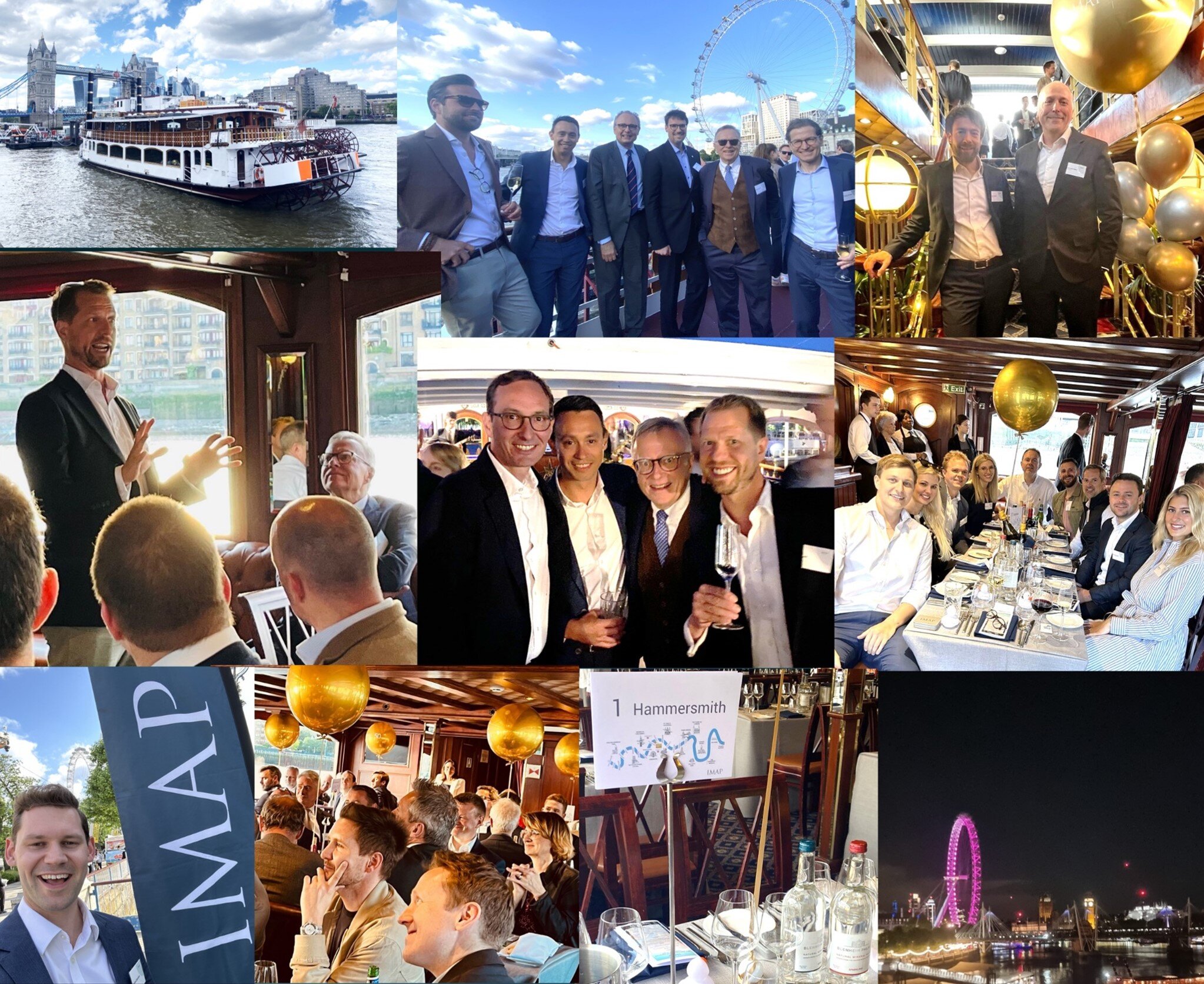 Over 100 Guests Attend IMAP UK M&A Event on the Thames in London